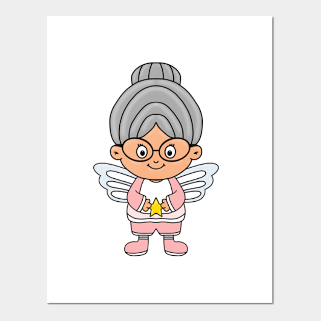 Oma Granny Engel Angel Angel Posters And Art Prints Teepublic